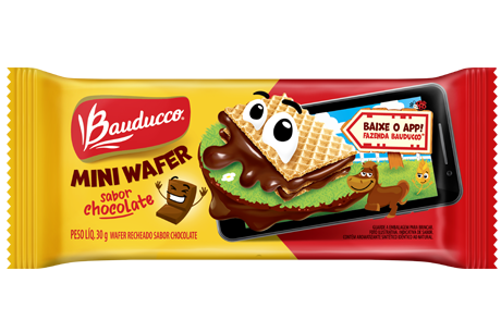 Mini wafer chocolate 30g – Bauducco